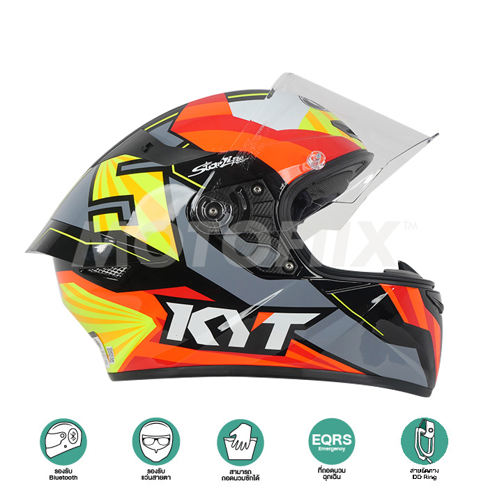 KYT หมวกกันน็อคเต็มใบ TT Course Flux Jaume Masia Replica | Motofiix ...